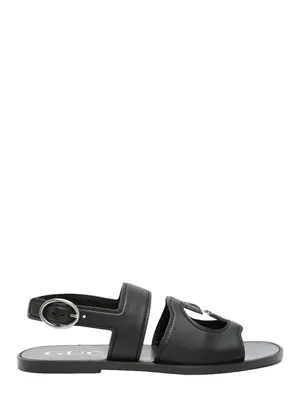 Gucci Interlocking G Sandals - Black
