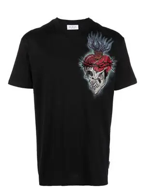 Philipp Plein Tattoo-print Detail T-shirt - Black