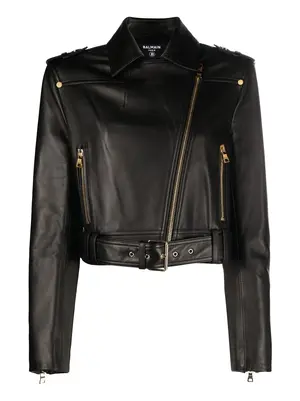BALMAIN Balmain Leather Biker Jacket