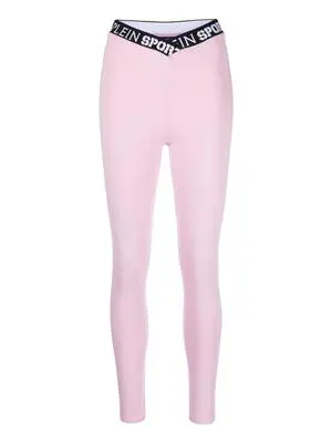 PLEIN SPORT Logo-print Jogging Leggings - Pink