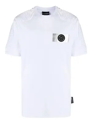PLEIN SPORT Logo-patch Short-sleeved T-shirt - White