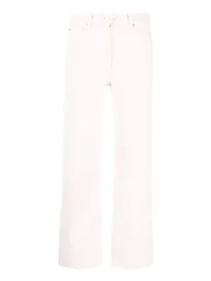 IRO PARIS Straight-leg Cropped Jeans - Pink