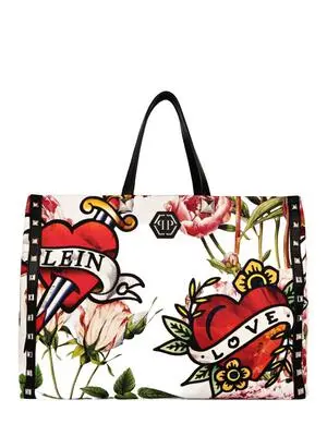 PHILIPP PLEIN Canvas Tote Bag