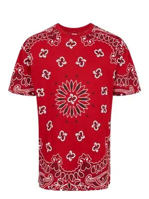 Supreme X Hanes Bandana Tagless Crew Neck T-shirt - Red