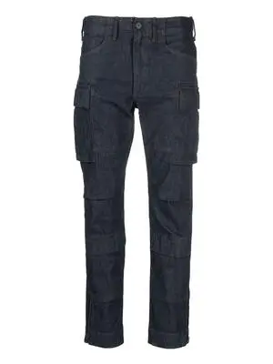 Ralph Lauren Multiple Cargo Pockets Trousers - Blue
