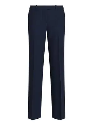 Etro Tailored Trousers With Pressed Crease - Blue