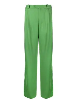 Ahluwalia Wide-leg Tailored Trousers - Green