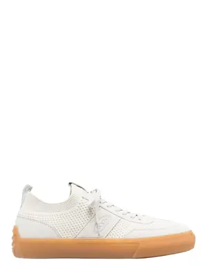 TOD'S Suede Panelled Low-top Sneakers - White