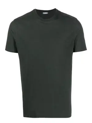 ZANONE Crew-neck Cotton T-shirt - Green