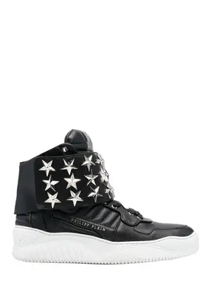 Philipp Plein Thunder High-top Sneakers - Black