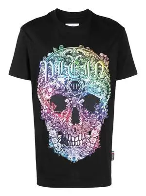 Philipp Plein Baroque Skull-print T-shirt - Black