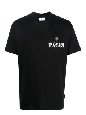 Philipp Plein Chest Logo-print Detail T-shirt - Black