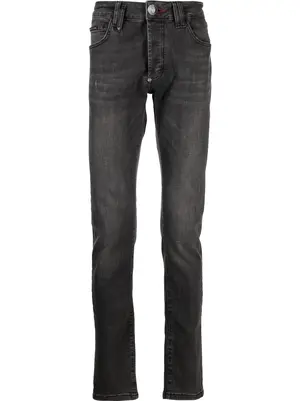 Philipp Plein Straight-leg Jeans - Grey
