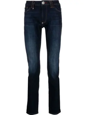 Philipp Plein Slim-cut Jeans - Blue