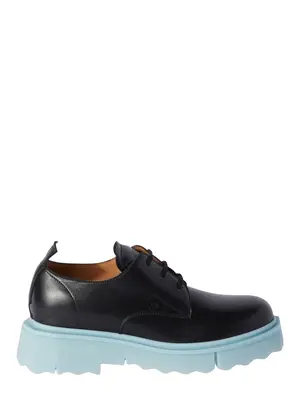 Off-White Leather Sponge Derby - Black