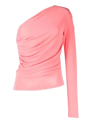 Dsquared2 Ruched One-sleeve T-shirt - Pink