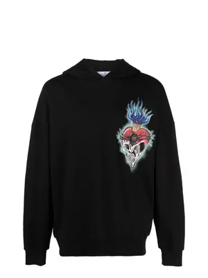 Philipp Plein Graphic-print Hoodie - Black