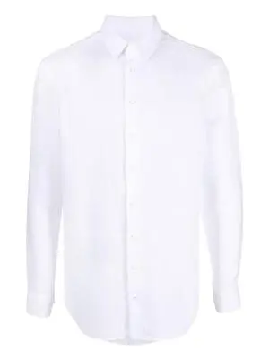 Giorgio Armani Button-up Linen Shirt - White