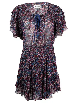 MARANT ETOILE MARANT ÉTOILE Florise Floral-Print Mini Dress