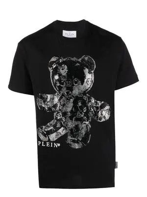 Philipp Plein Teddy Print T-shirt - Black