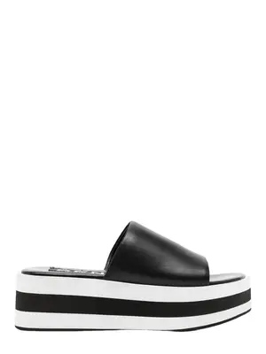 Senso Morgan Platform Sandals - Black