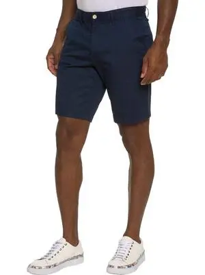 Robert Graham Lonestar Stretch Cotton Shorts - Navy