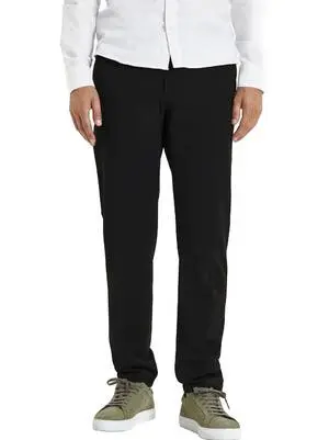 LES DEUX Como Regular Fit Trousers - Black