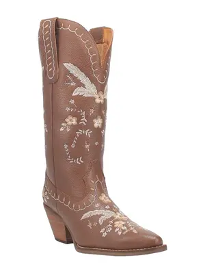 DINGO Dingo Full Bloom Western Boot Brown