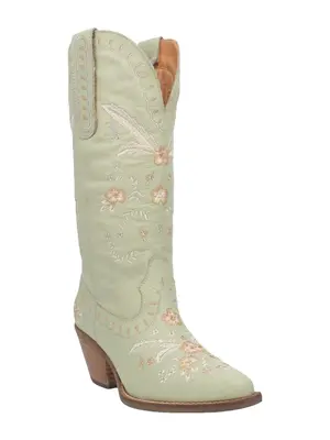 DINGO Dingo Full Bloom Western Boot Mint