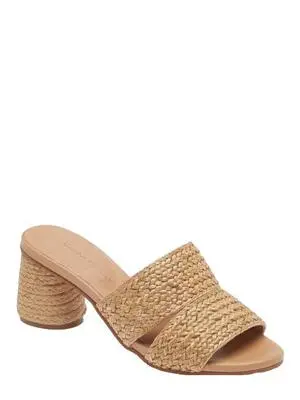 CHOCOLAT BLU Chocolat Blu Raffia Slide Sandal