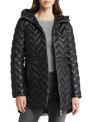 Via Spiga Via Spiga Zigzag Quilt Puffer Jacket Black