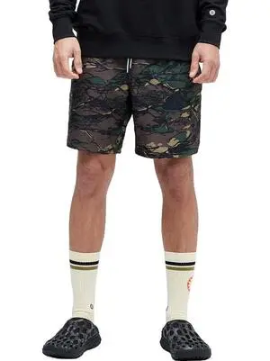 Stance Stance Complex Hybrid Relaxed Fit Shorts Greencamo