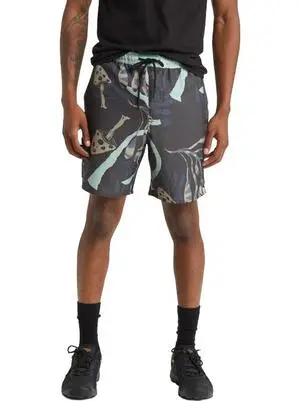 Stance Stance Complex Hybrid Relaxed Fit Shorts Grey/teal