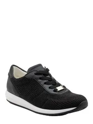 ARA Ara Lilly II Sneaker Black Wovenstretch