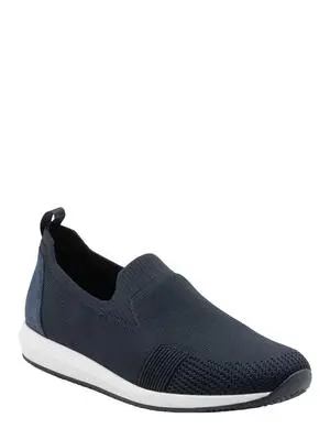 ARA Leena Ii Slip-on Sneaker - Navy Wovenstretch