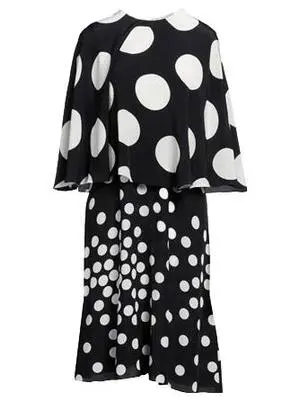 VALENTINO VALENTINO GARAVANI Silk Polka Dot Midi Dress