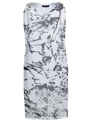 LES BOURDELLES DES GARÇONS Midi Crepe Dress - White