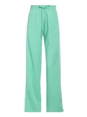 Maje Wide Leg Pants With Side Stripe - Green