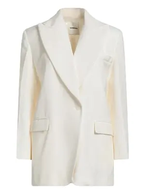 Sandro Viscose Blazer - Off White