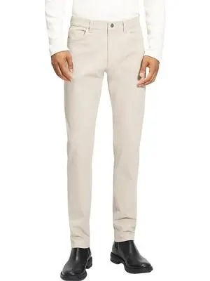 Theory Raffi Slim Fit Trousers Buff