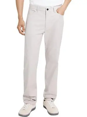 Theory Raffi Slim Fit Trousers Silver Cloud