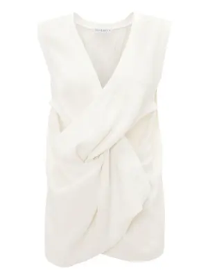 JW ANDERSON JW Anderson Twist-Front Sleeveless Top