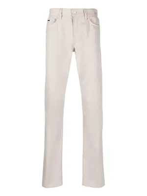 BOSS Slim-cut Chino Trousers - Neutrals