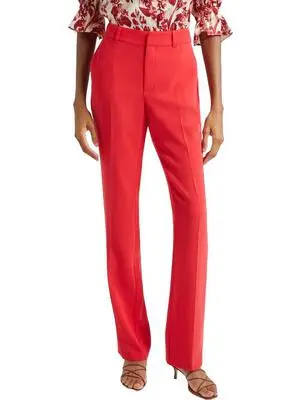 Cinq À Sept Cinq À Sept Kerry Straight-Leg Trousers Red Sapphire