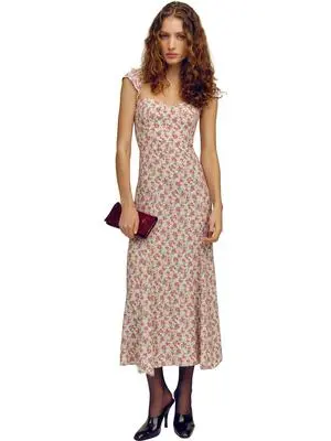 REFORMATION Bryson Midi Dress Multi