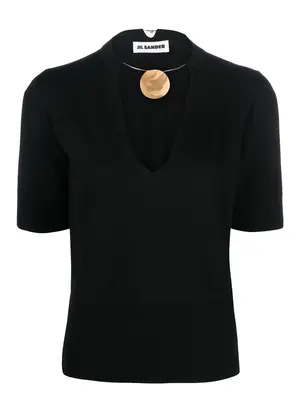 JIL SANDER Jil Sander Choker-Neck Top