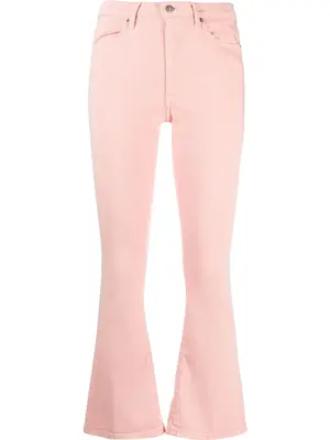 DONDUP Low-rise Flared Trousers - Pink