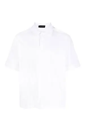 ROBERTO COLLINA Classic Cotton Polo Shirt - White