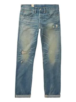 Ralph Lauren Ridgway Slim-fit Selvedge Denim Jeans - Blue