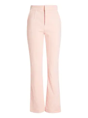 Alexander Wang Cotton-blend Chenille Bootcut Pants - Baby Pink